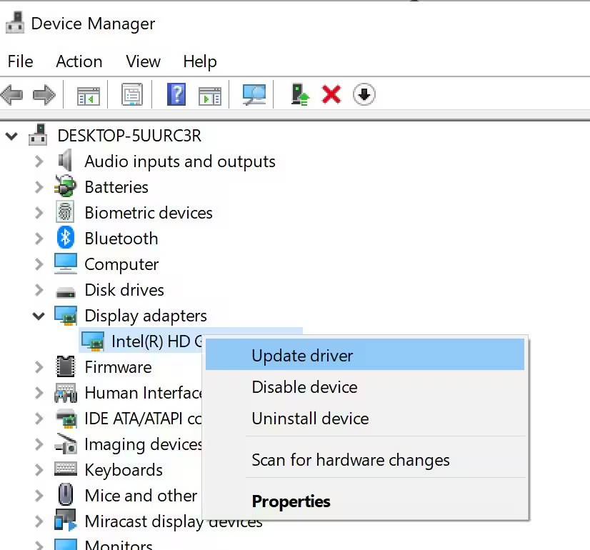 Windows Miracast Troubleshooting